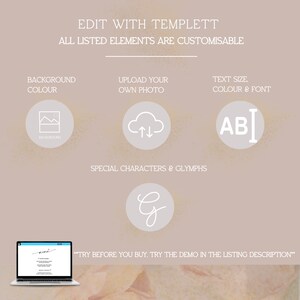 Wedding Menu Template, Wedding Buffet Menu, Minimalistic Menu, Templett ...