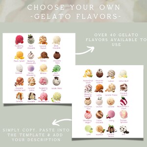 Ice Cream Bar Sign Template, Ice Cream Station Sign Printable, Modern ...