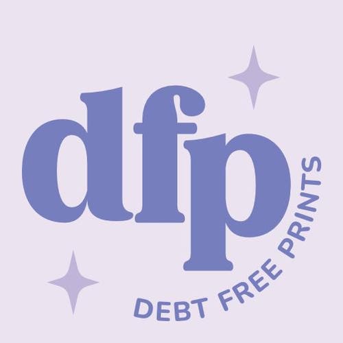 DebtFreePrints - Etsy UK