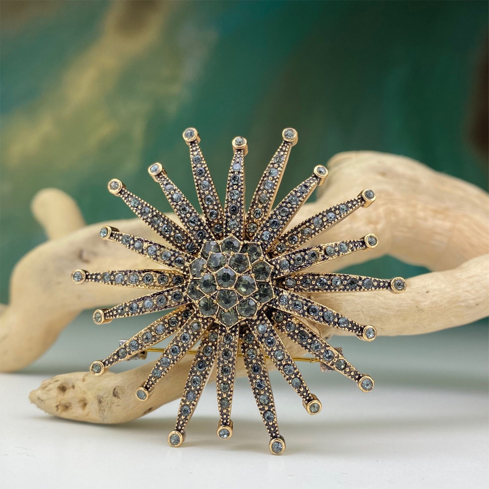 Black Stone Sultan Brooch for My Dear Mother - Etsy
