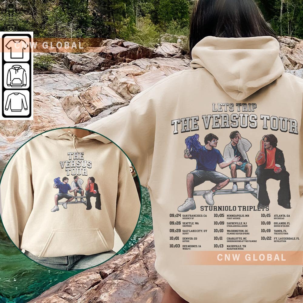 Sturniolo Triplets Iconic Shirt 2 Side, The Versus Tour 2023 Concert ...