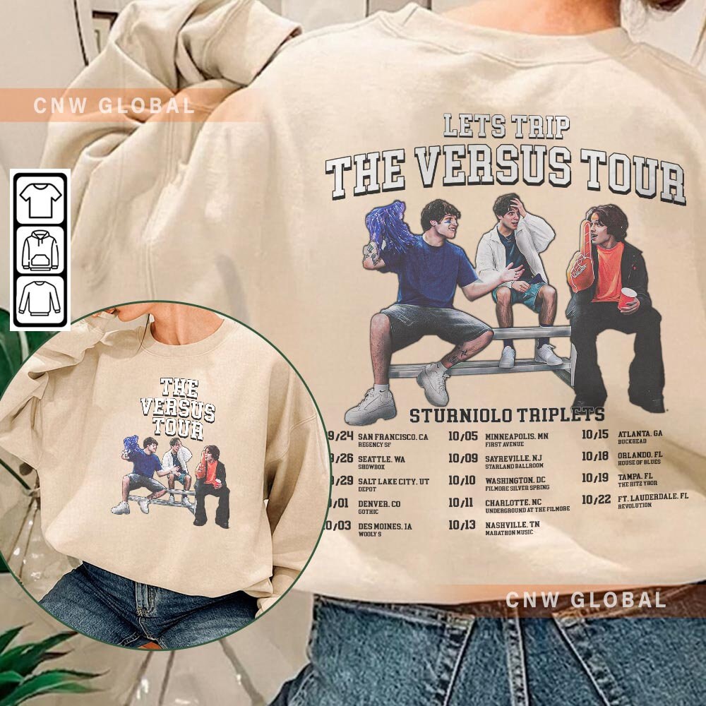 Sturniolo Triplets Iconic Shirt 2 Side, The Versus Tour 2023 Concert ...