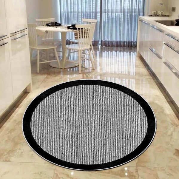 Round Bathroom Rug - Etsy