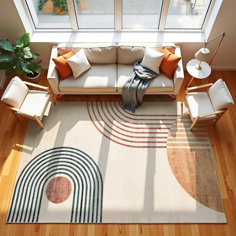 Geometric Rug - Etsy