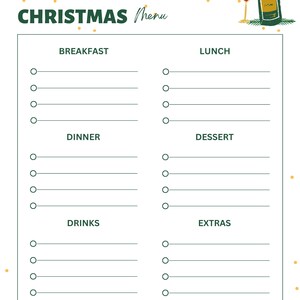 Christmas Planner Printable and Downloadable Digital Set - Etsy