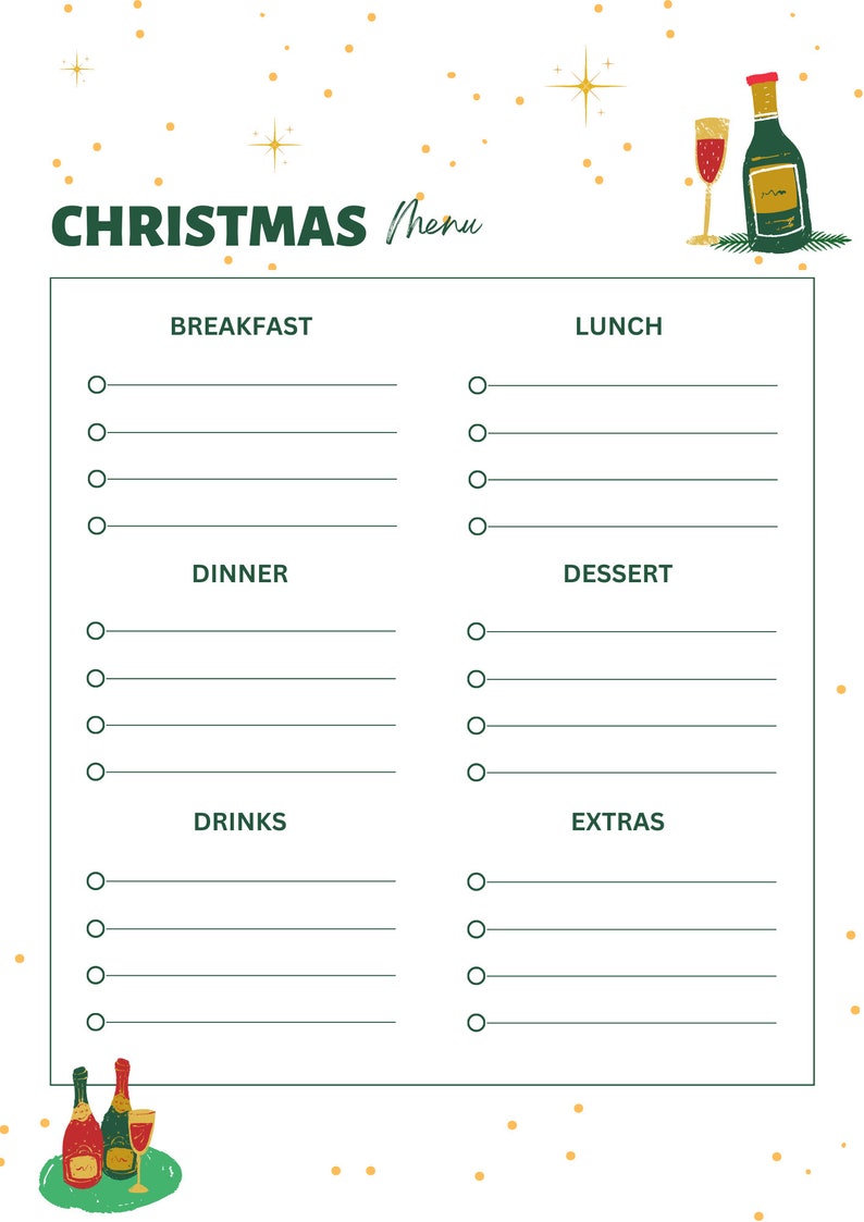Christmas Planner Printable and Downloadable Digital Set - Etsy