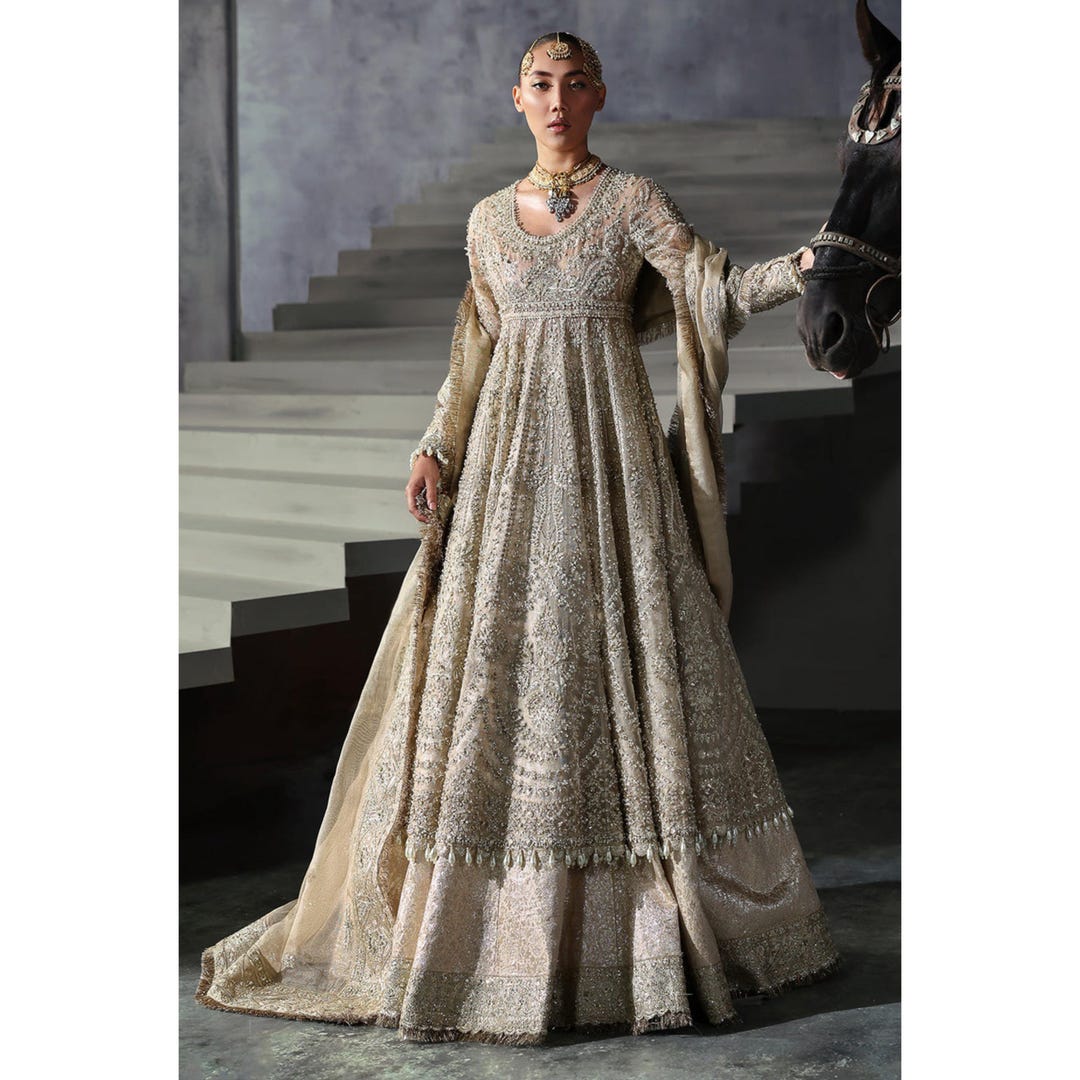 Bellezza Gold Peshwas by Zzerva - Etsy