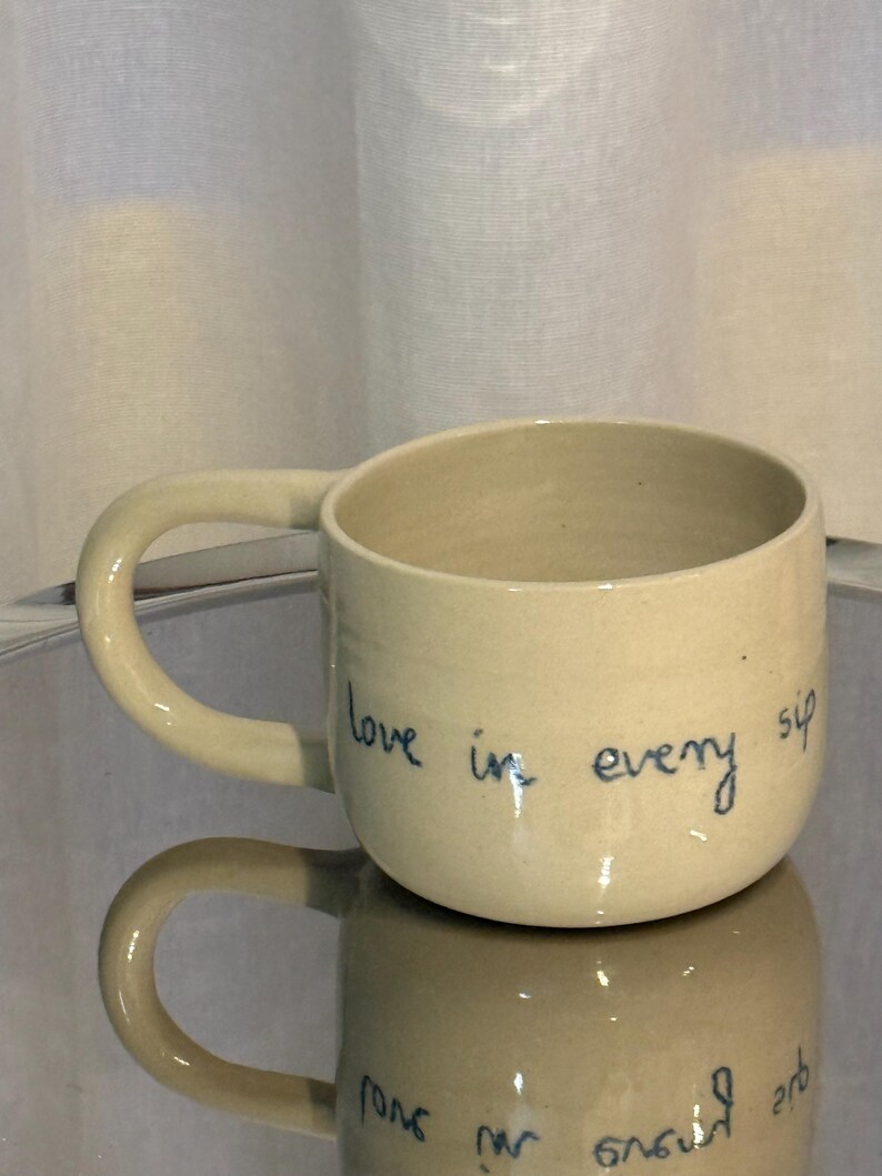 Romantic Handmade Pottery Mug for Valentine's Day Valentine's Day ...