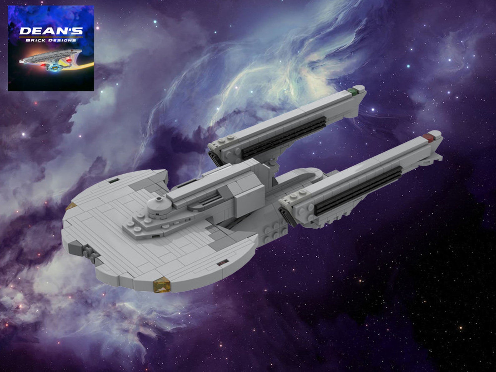 Shangri-la Class USS Titan NCC-1777 - Building Instructions & Parts ...
