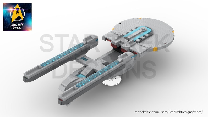 Excelsior Class refit USS Enterprise NCC-1701-B LEGO - Etsy