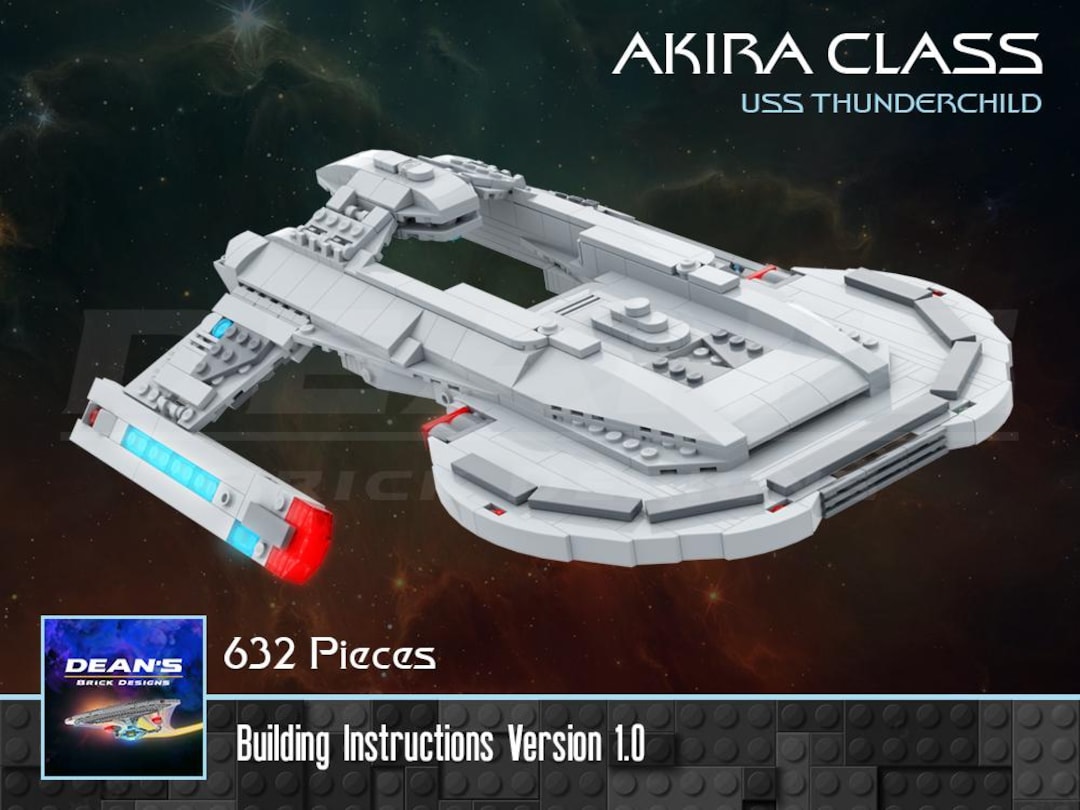 Akira Class USS Thunderchild NCC-63549 - Building Instructions & Parts ...
