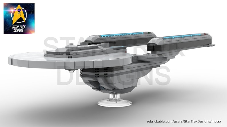 Excelsior Class USS Excelsior NX-2000 Building Instructions & Parts ...