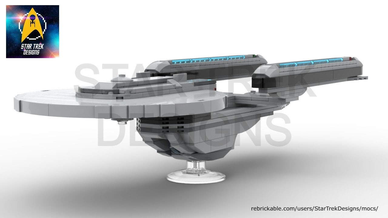 Excelsior Class USS Excelsior NX-2000 Building Instructions & Parts ...