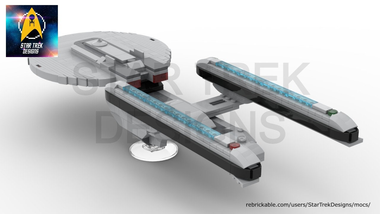 Excelsior Class USS Excelsior NX-2000 Building Instructions & Parts ...