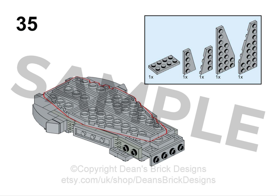 Defiant Class USS Defiant NX-74205 - Building Instructions & Parts List ...