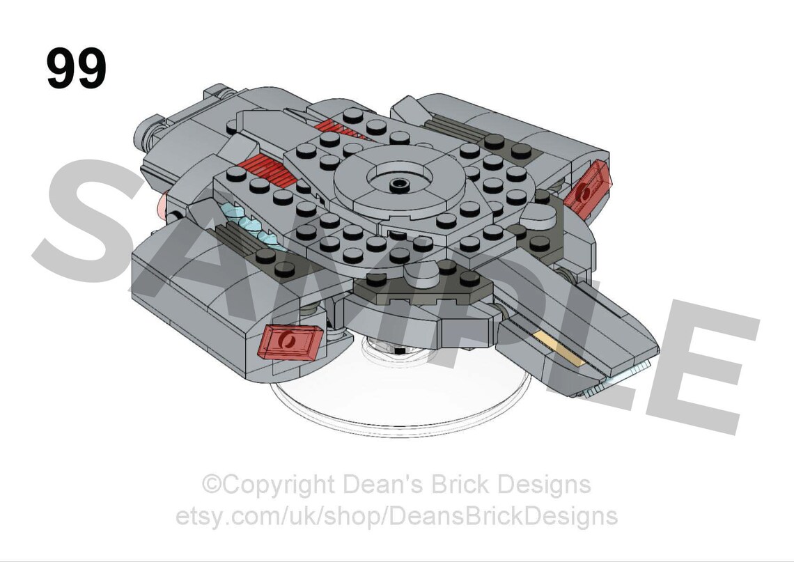 Defiant Class USS Defiant NX-74205 - Building Instructions & Parts List ...