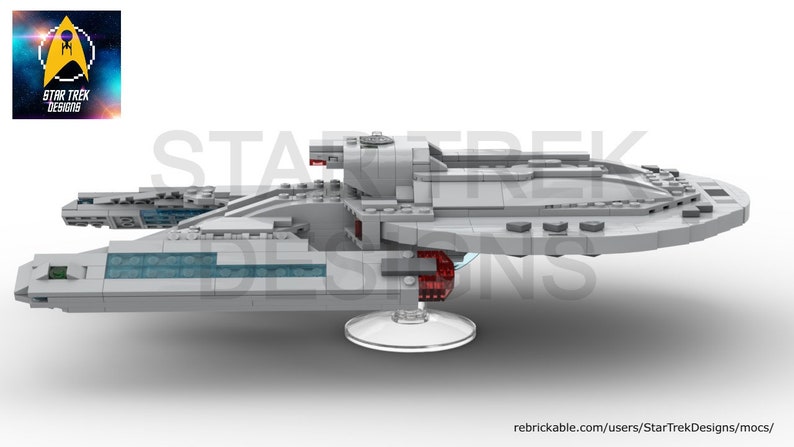 Luna Class USS Titan NCC-80102 Building Instructions & Parts List - Etsy
