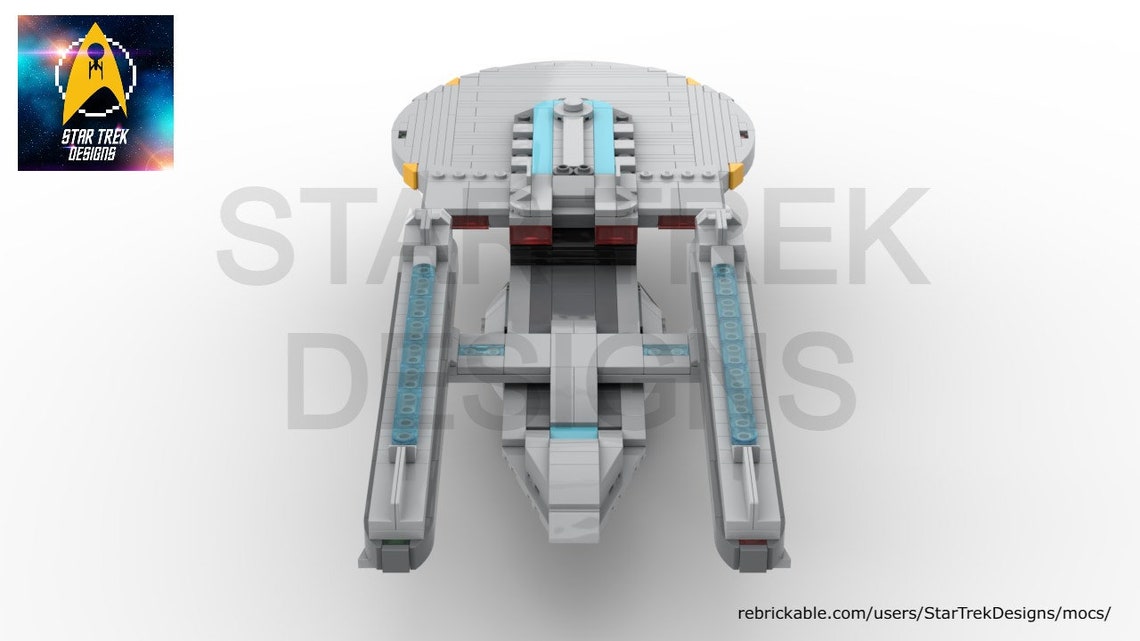 Excelsior Class refit USS Enterprise NCC-1701-B LEGO - Etsy