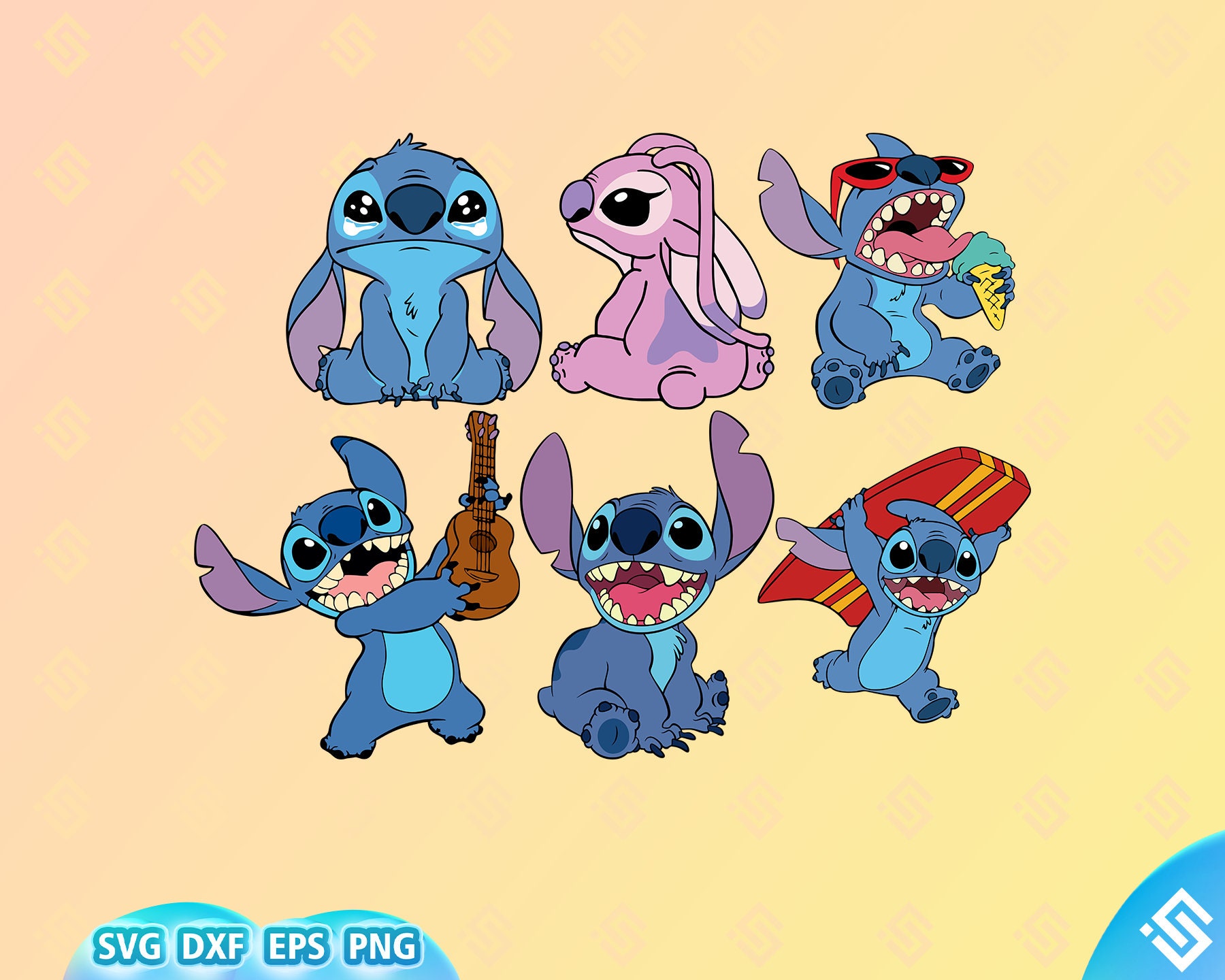 Stitch SVG, Cut Files for Cricut and Silhouette, Sublimation Printing ...