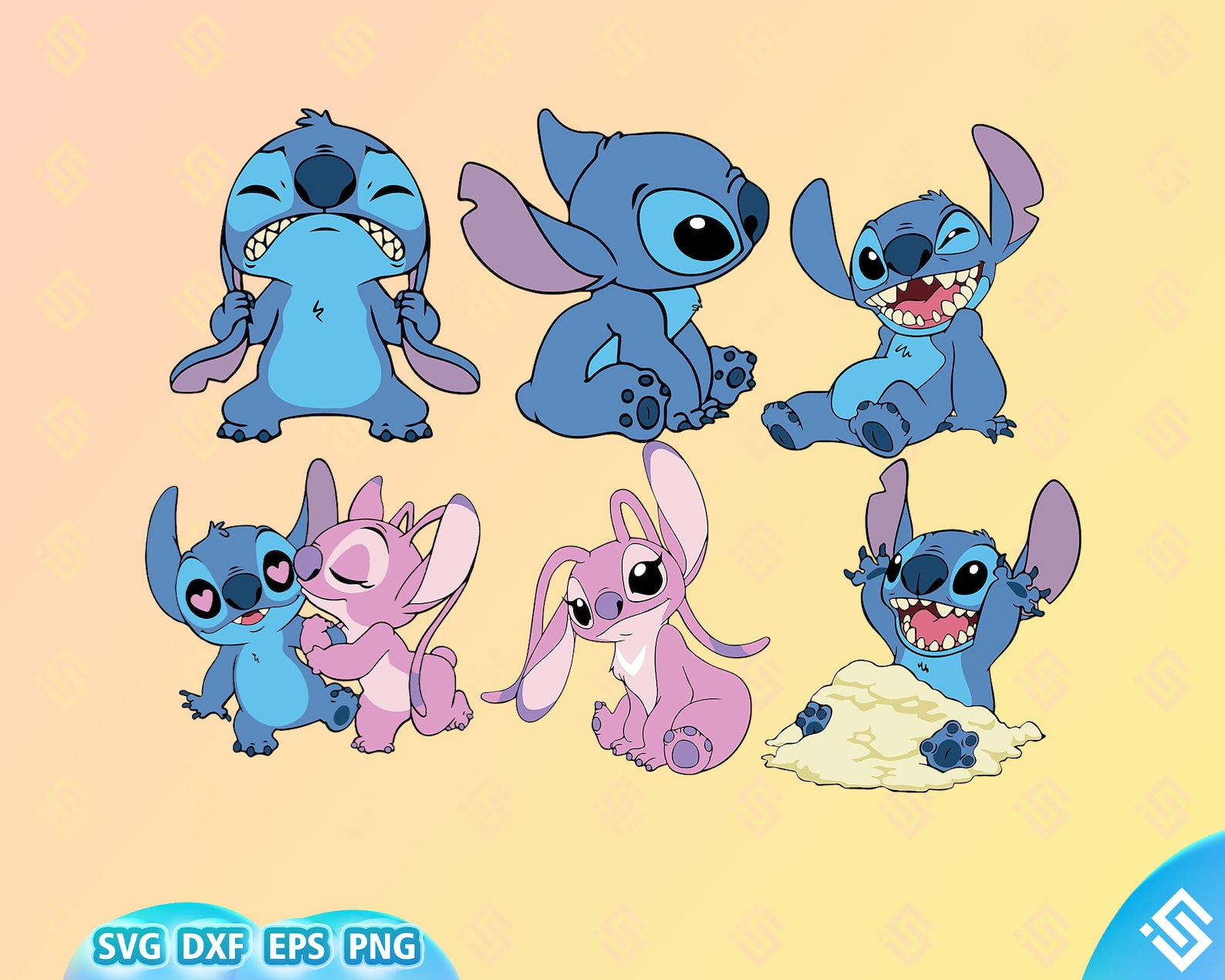 Stitch SVG, Cut Files for Cricut and Silhouette, Sublimation Printing ...