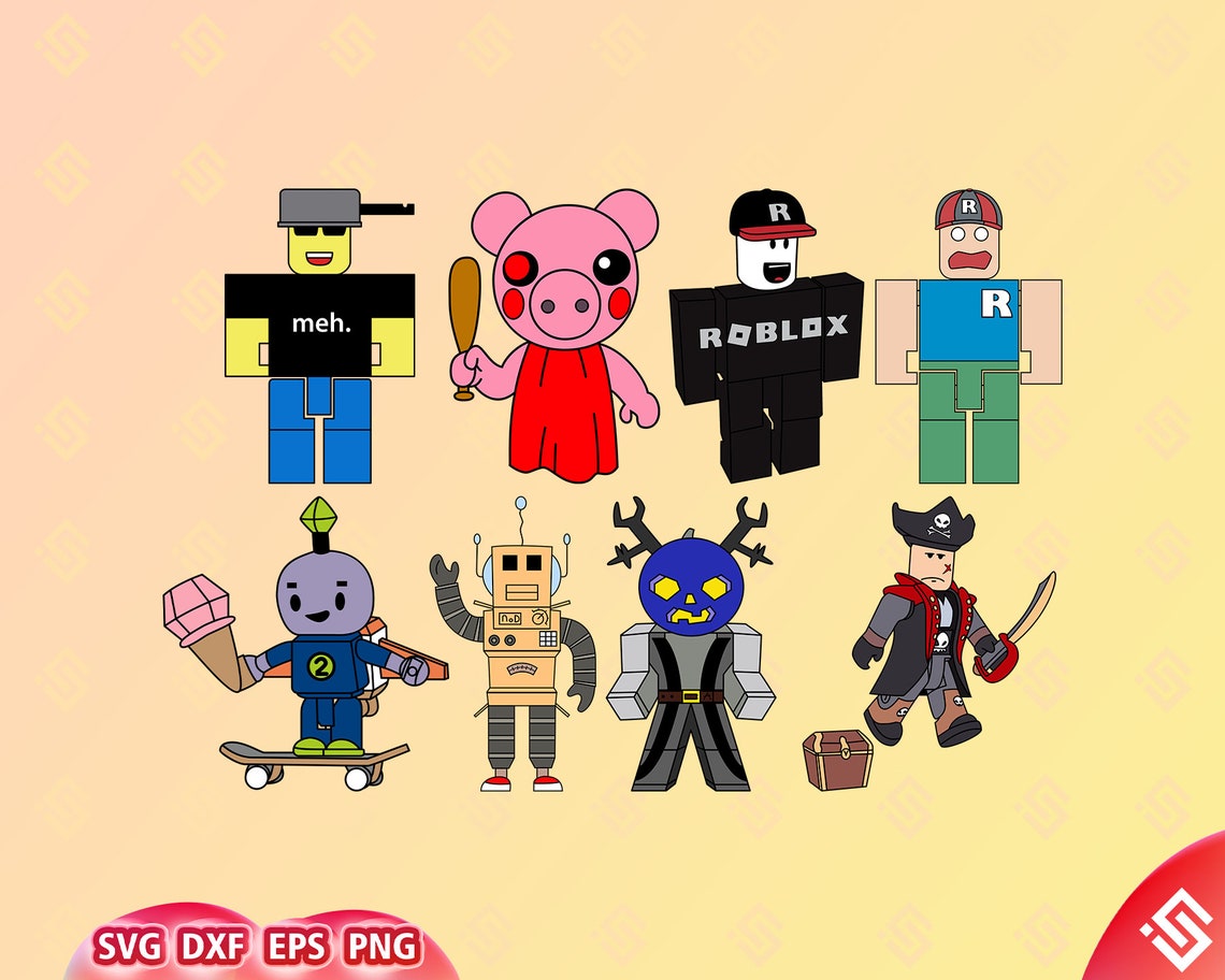 Roblox SVG Big Bundle, Gaming Svg Files for Cricut,roblox Png, Robot ...