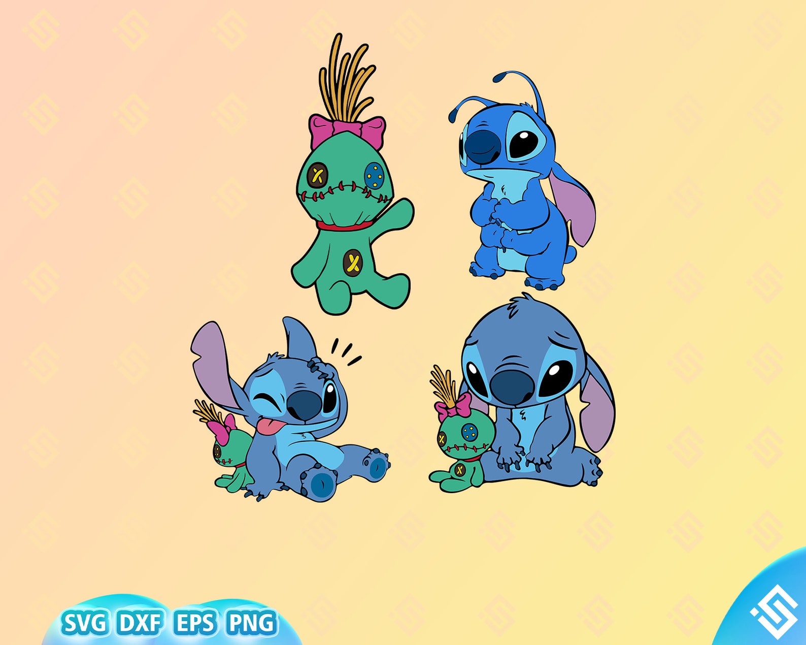 Stitch SVG, Cut Files for Cricut and Silhouette, Sublimation Printing ...