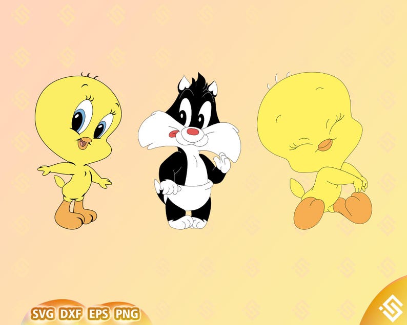 Cartoon Clipart, Cut Files for Cricut and Silhouette, Sublimation ...