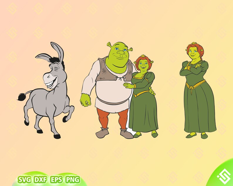 Shrek Alphabet Font SVG, Shrek Font, Sublimation Printing, Ready for ...