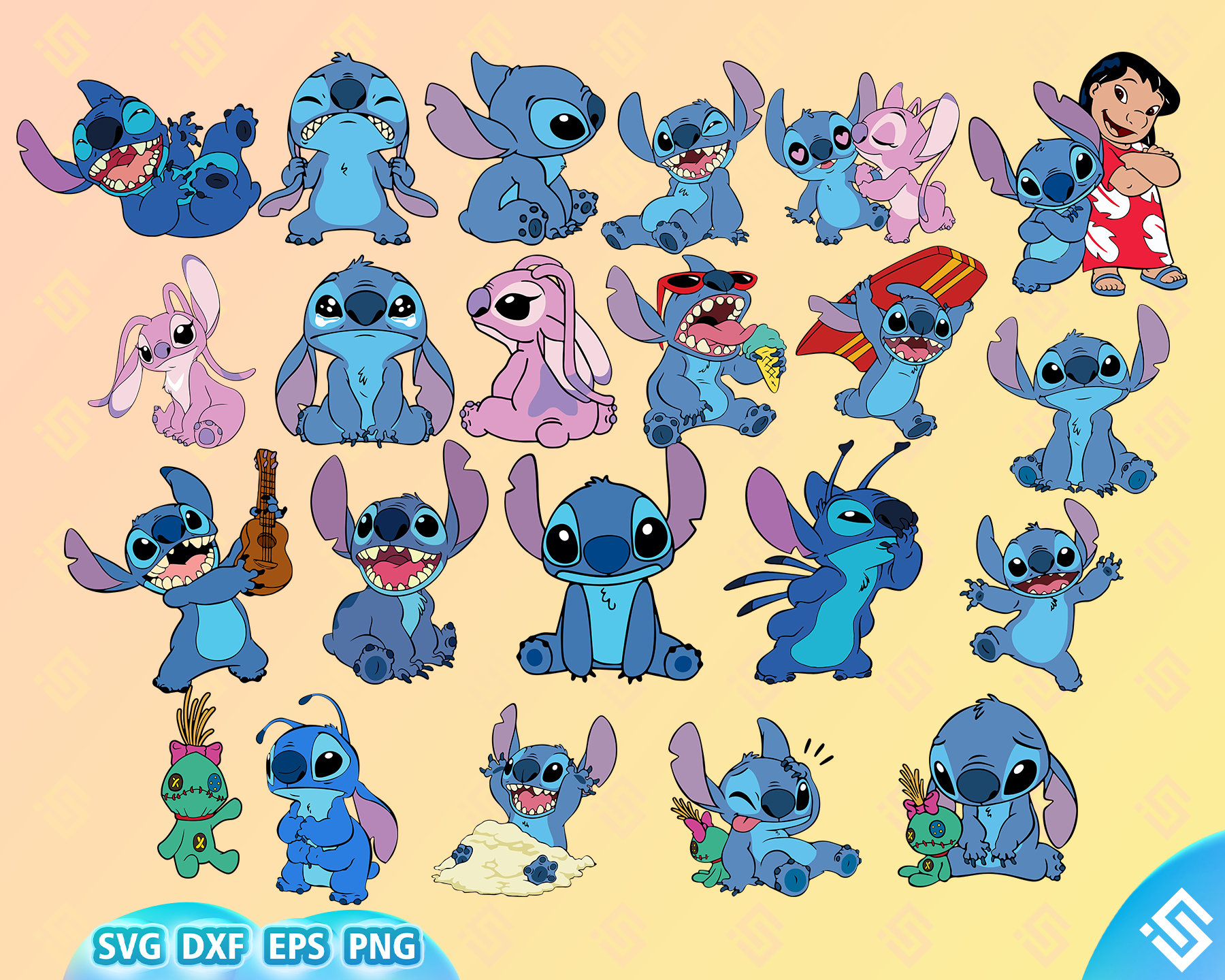 Stitch SVG, Cut Files for Cricut and Silhouette, Sublimation Printing ...