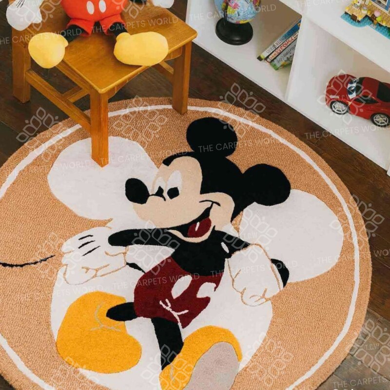 Mickey Mouse Carpet Round - Etsy