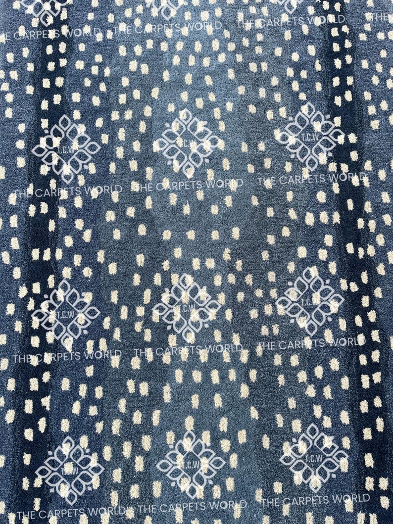 Cheetah Antelope Modern Tufted Rug, Dotted Wool Rug, Animal Print Floor ...