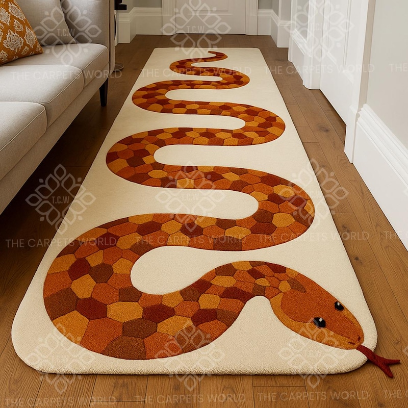 Snake Rug - Etsy