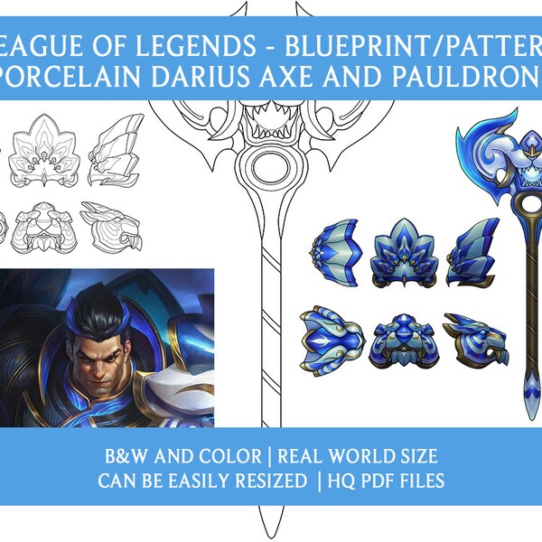 League of Legends Cosplay Darius - Etsy