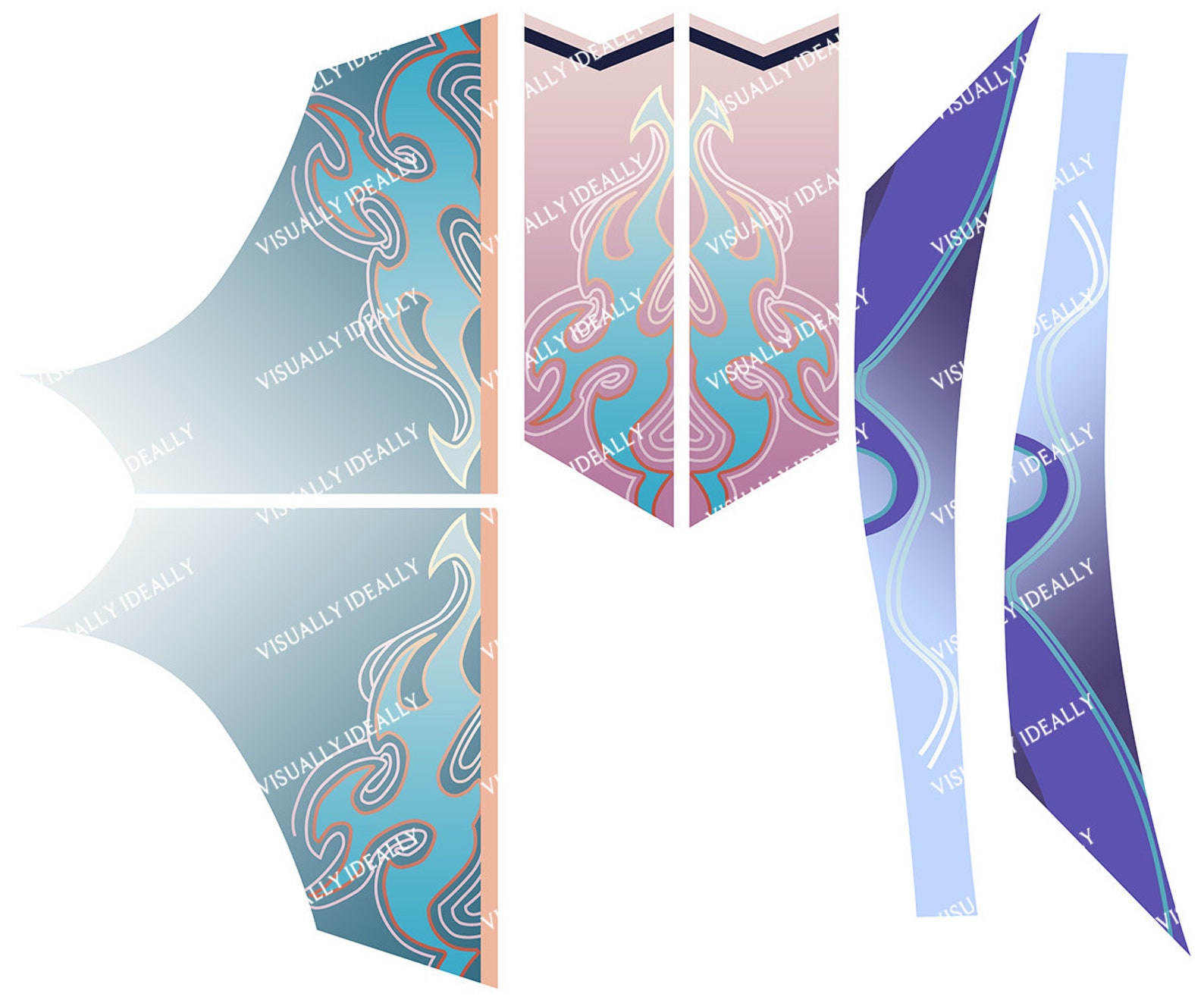 Genshin Impact - Xiao - Cosplay Clothes Pattern Blueprint - Etsy