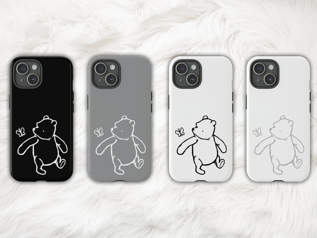 Winnie the Pooh Tough Phone Case for iPhone 15 14 13 12 11 8 Samsung ...