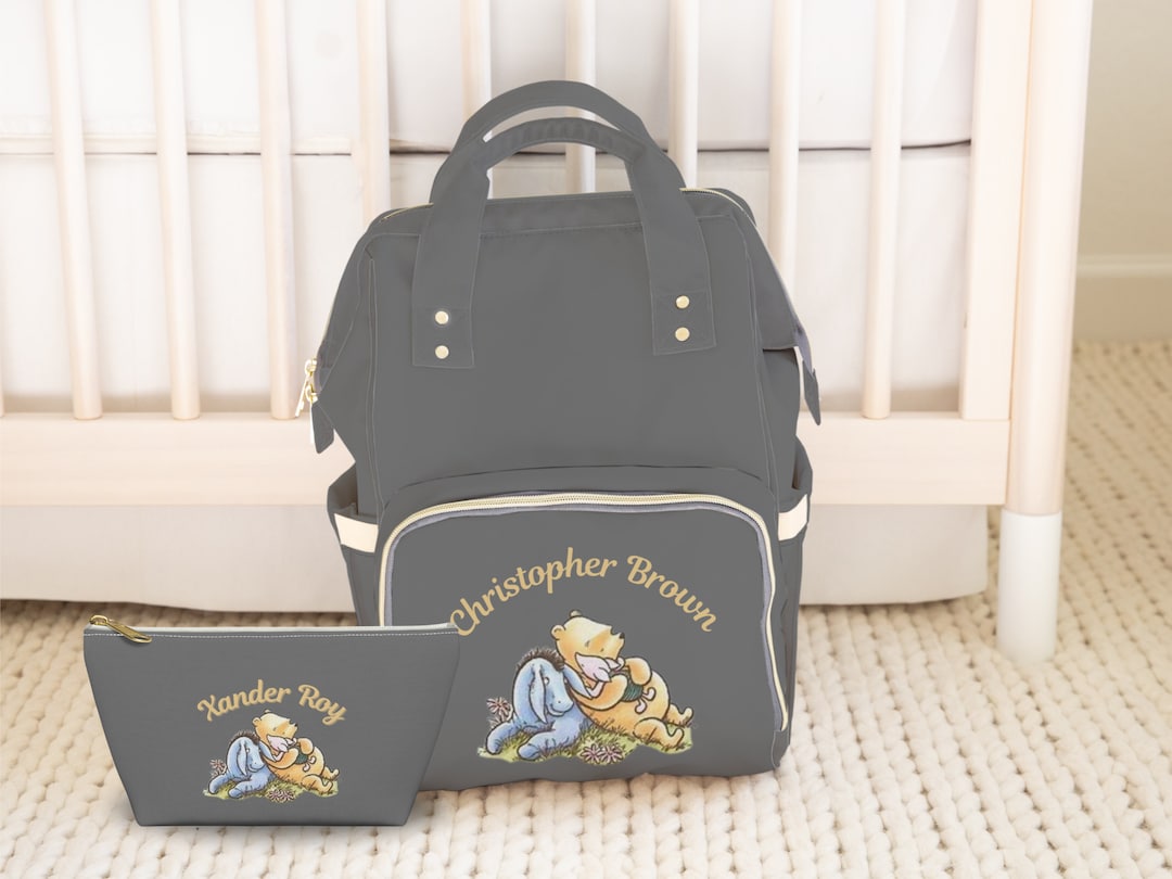 Winnie the Pooh Baby Shower Gift Set Diaper Bag Backpack Poonami ...