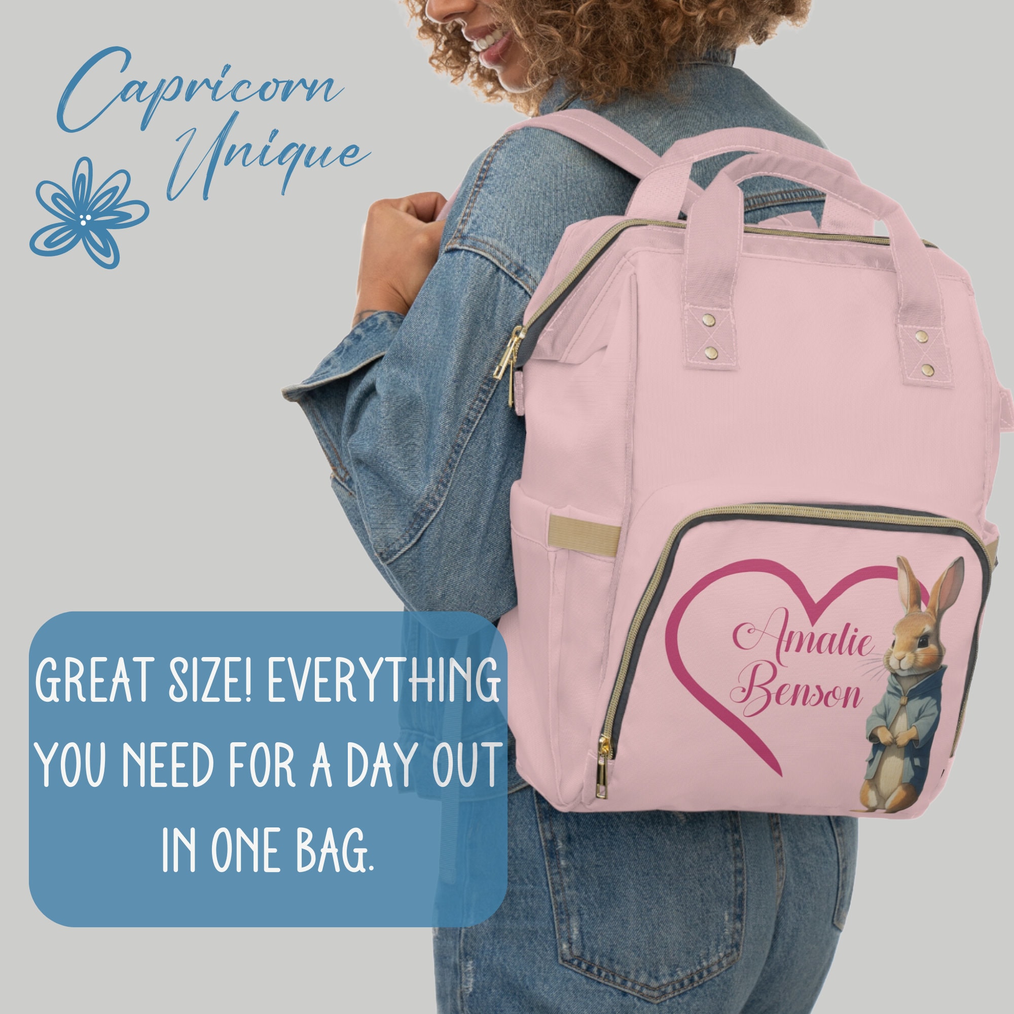 Personalized Peter Rabbit Diaper Large Spacious Diaper Bag - Etsy