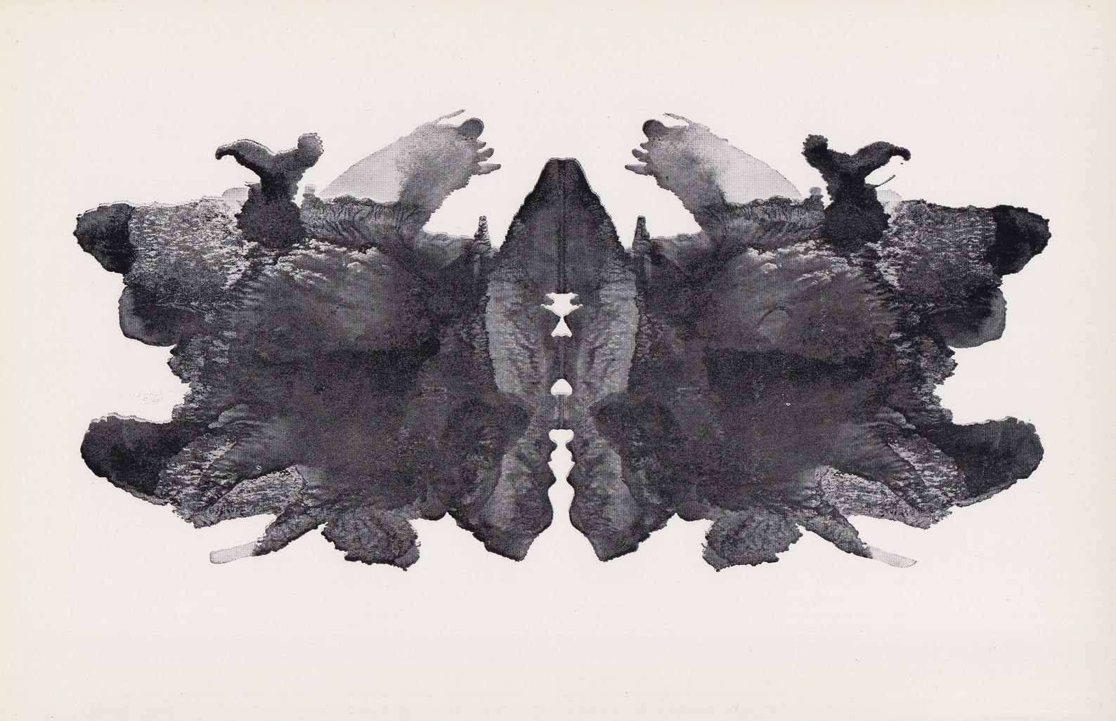 1958 HOLTZMAN INKBLOT TEST Card - Inkblot Test Print - Psychology Wall ...