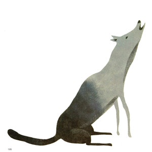 1974 INUIT ART - "wolf" - Noah - Eskimo Wall Art - Inuit Folk Art ...