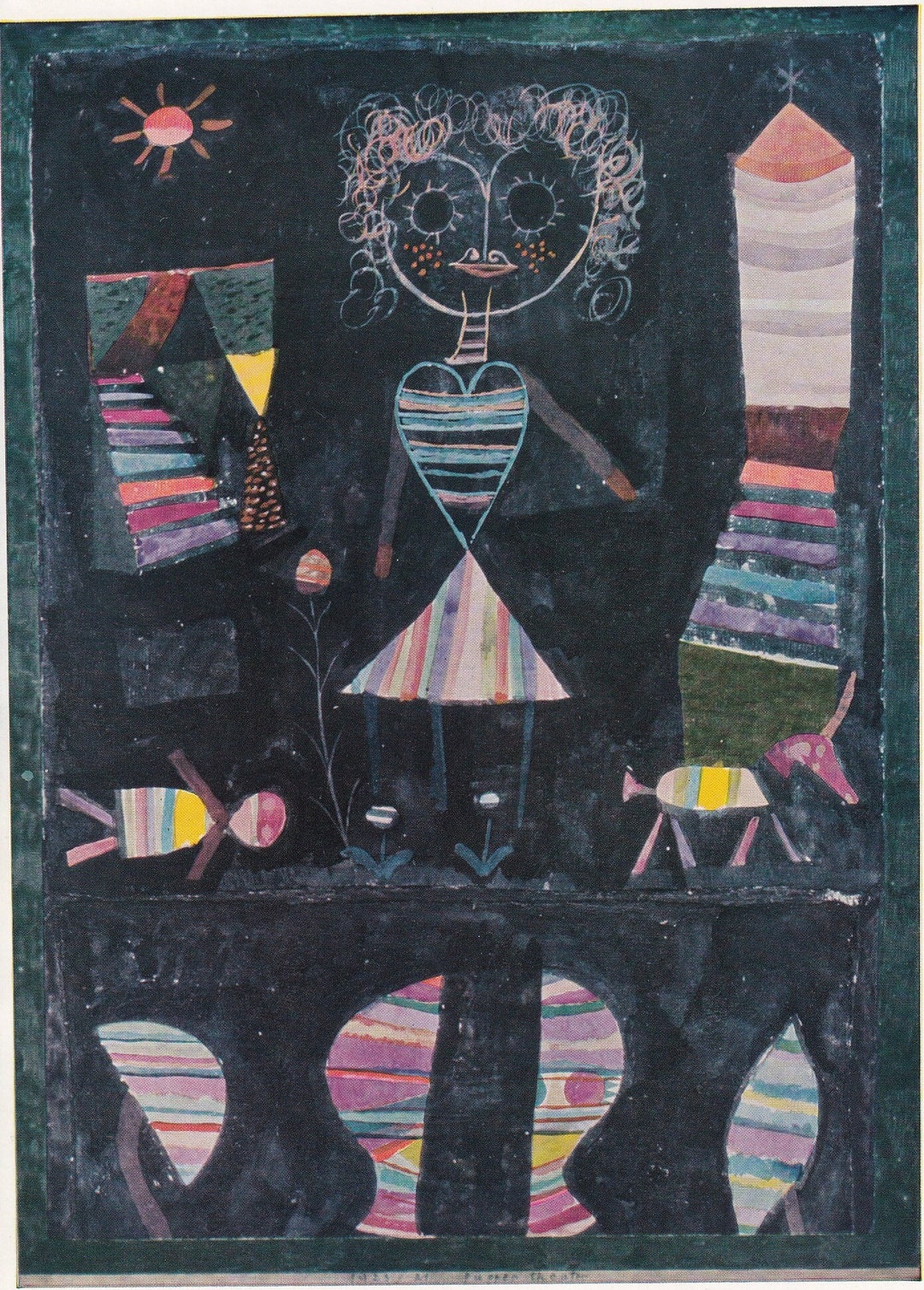 1958 PAUL KLEE Print - "puppet Show" (1923) - Klee Wall Art - - Vintage ...