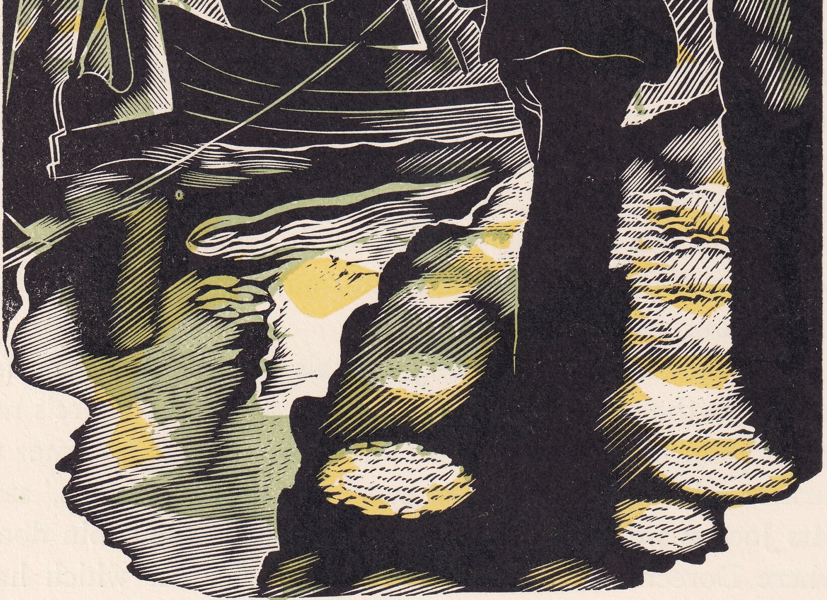 1950 JOHN O'CONNOR Wood Engraving & Linocut Print - Etsy