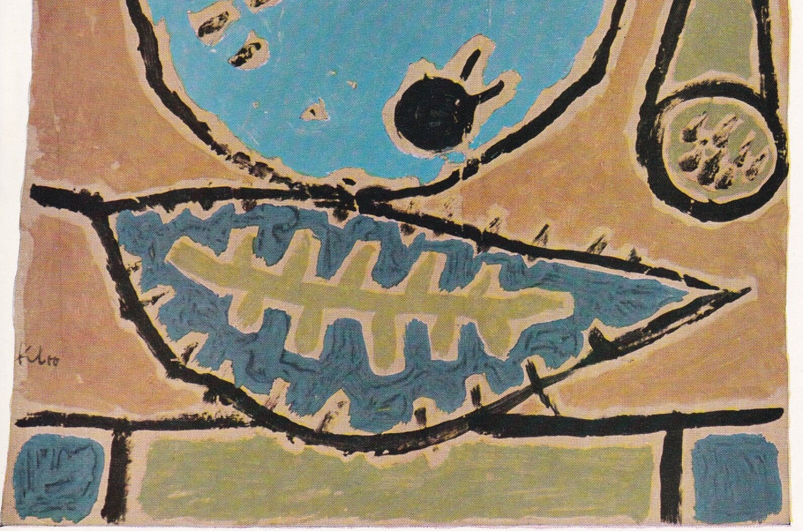 1958 PAUL KLEE Print coelin Fruit 1938 Klee Wall Art Vintage Print 65 ...