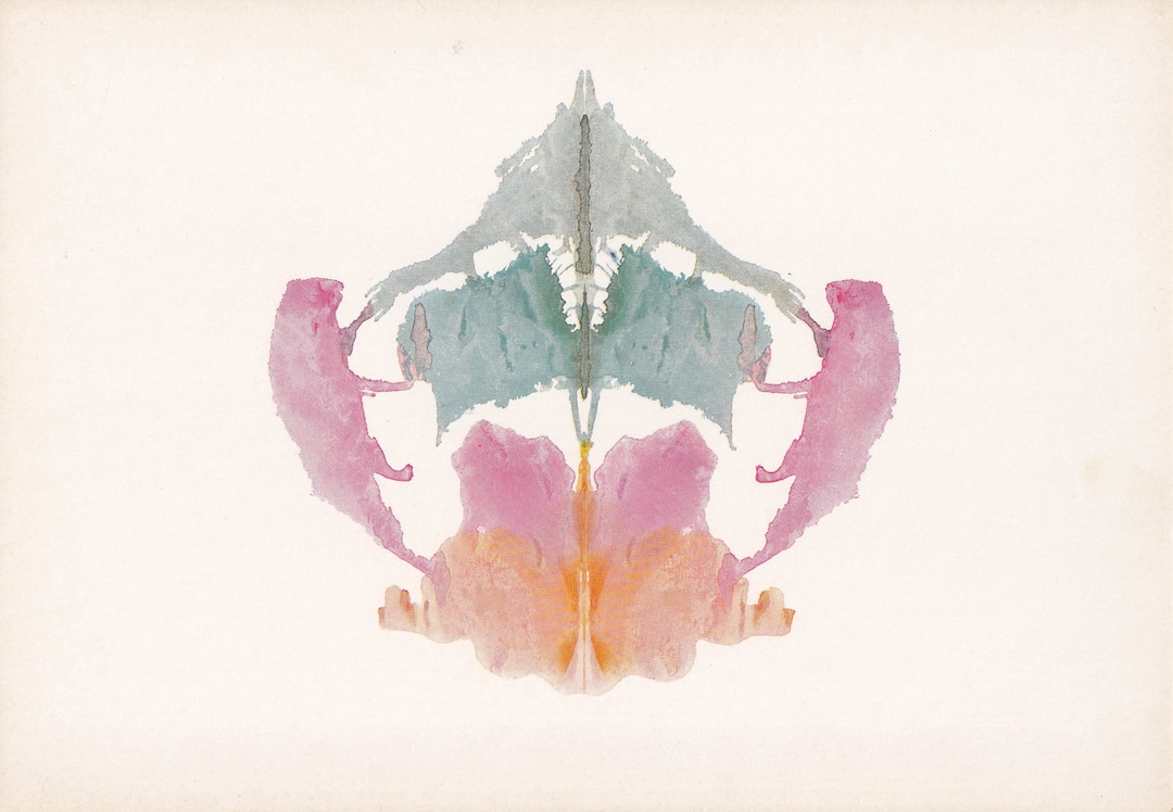 1948 RORSCHACH INKBLOT TEST Card - Inkblot Test Print - Psychology Wall ...