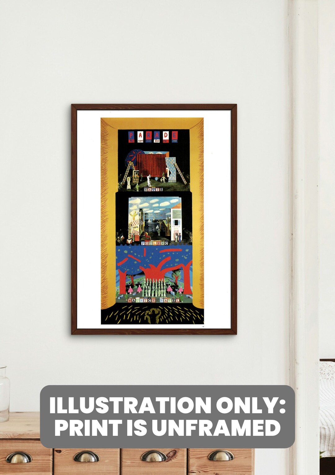 1987 DAVID HOCKNEY Print - Triple Bill Poster, Exhibition Poster ...