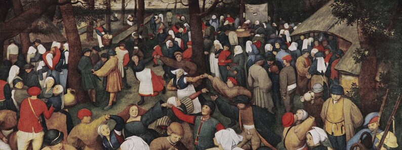 1958 BRUEGEL Print the Wedding Dance 1566 - Etsy