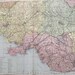 1895 Large SOUTH WALES MAP Original Antique Map Bacon Map Large Wall ...