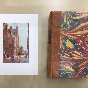 1907 CAMBRIDGE - GREAT St MARY'S Church - William Mathison Painting ...