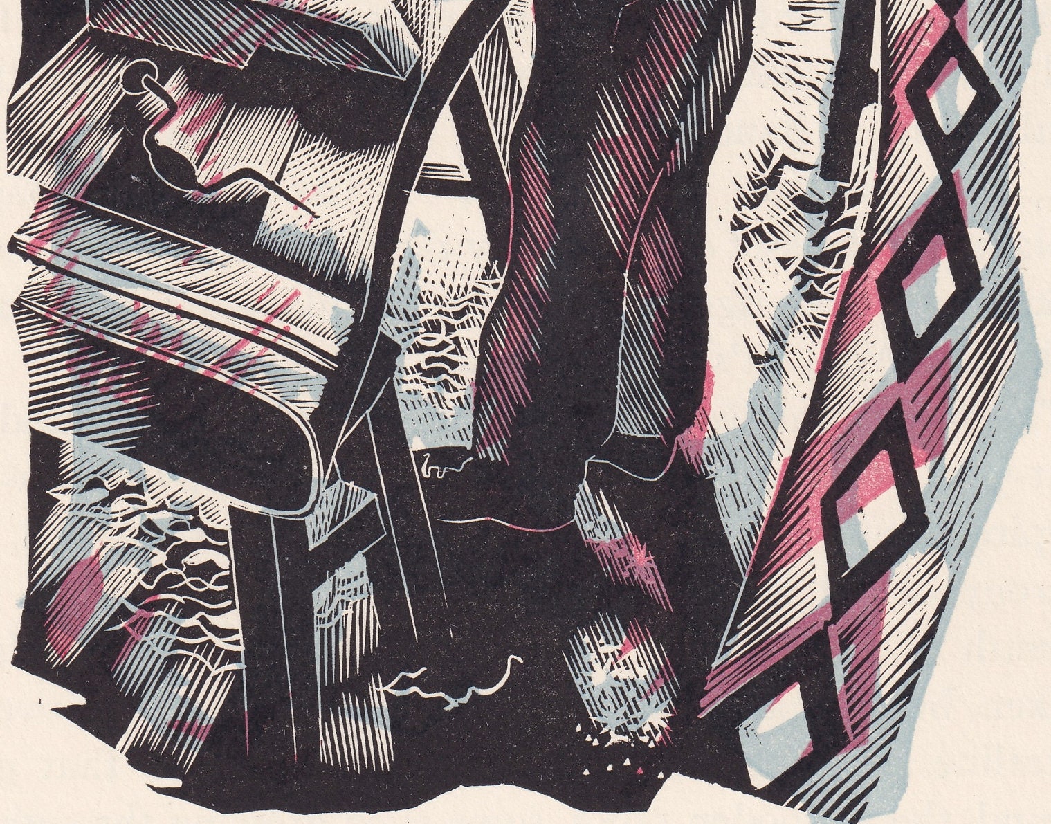 1950 JOHN O'CONNOR Wood Engraving & Linocut Print - Etsy