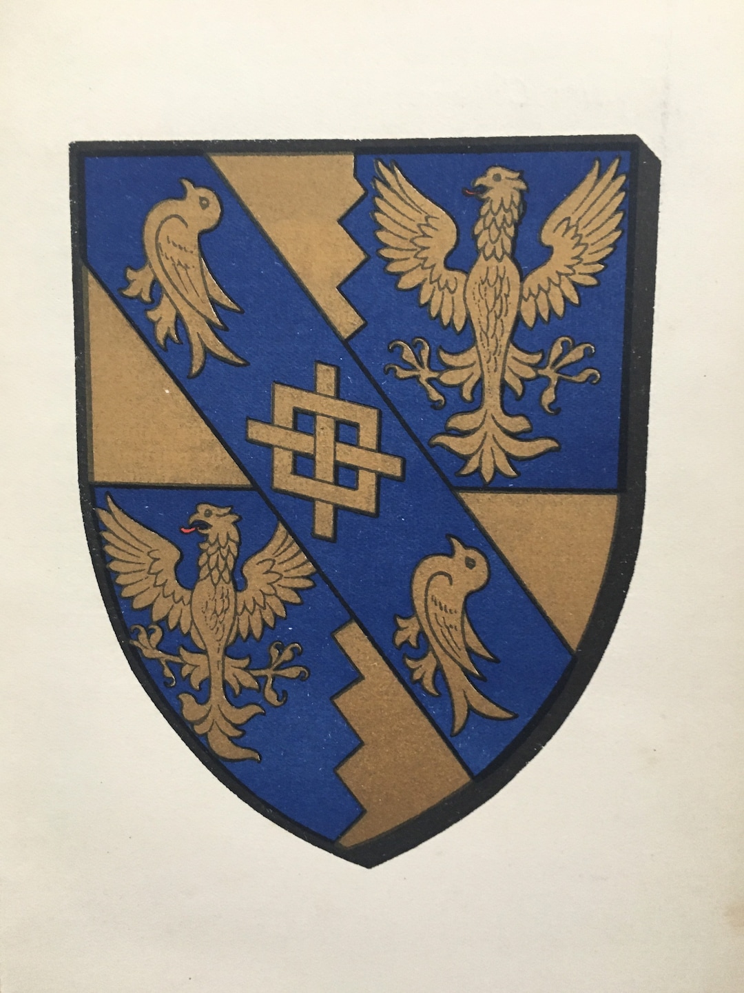 1931 CAMBRIDGE - MAGDALENE COLLEGE Coat of Arms - Coat of Arms Print ...