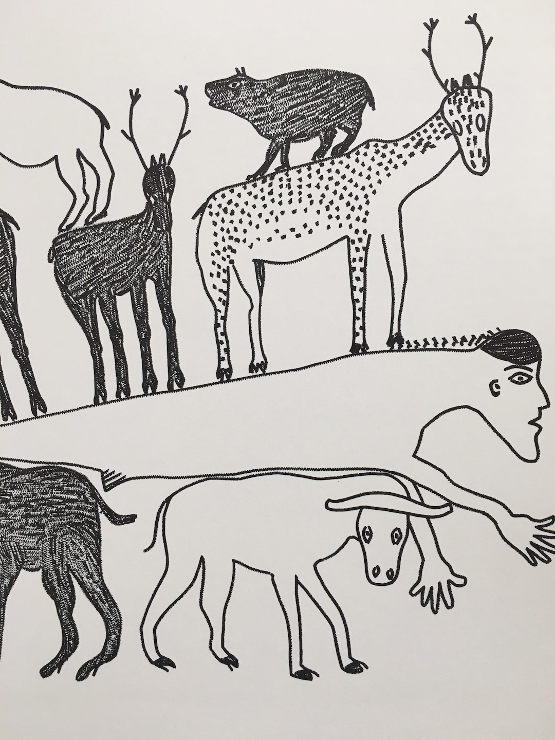 1974 INUIT ART taleelayo and Friends Jamasie / Iyola Eskimo Wall Art ...